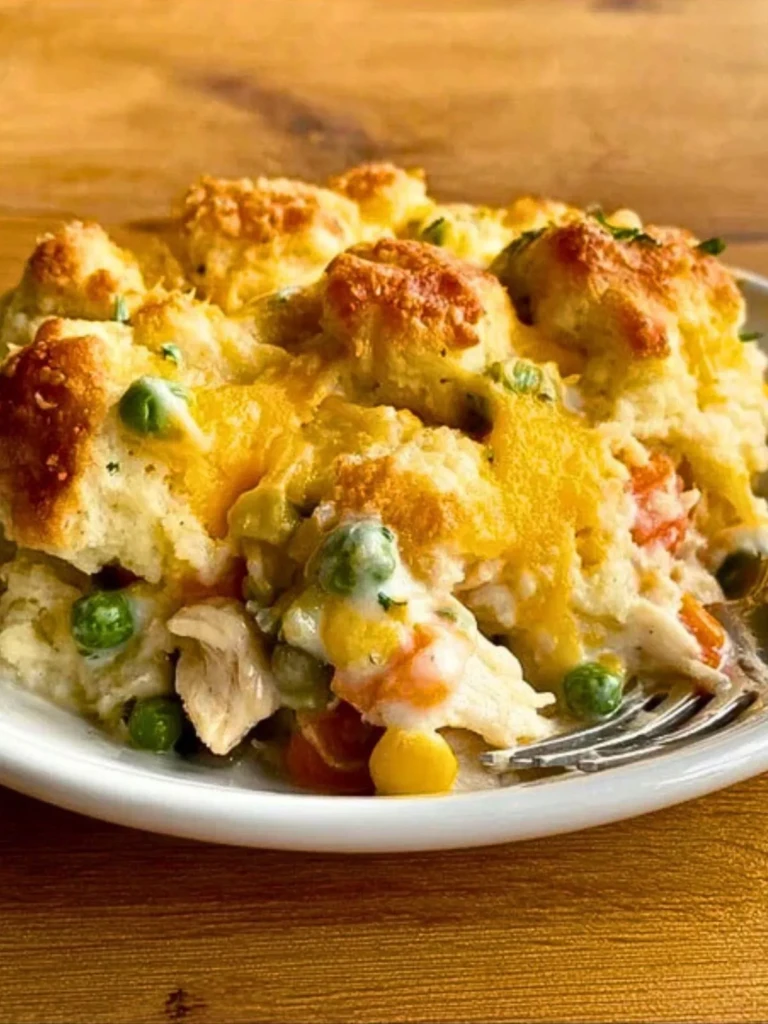Chicken Cobbler Dinner Casserole